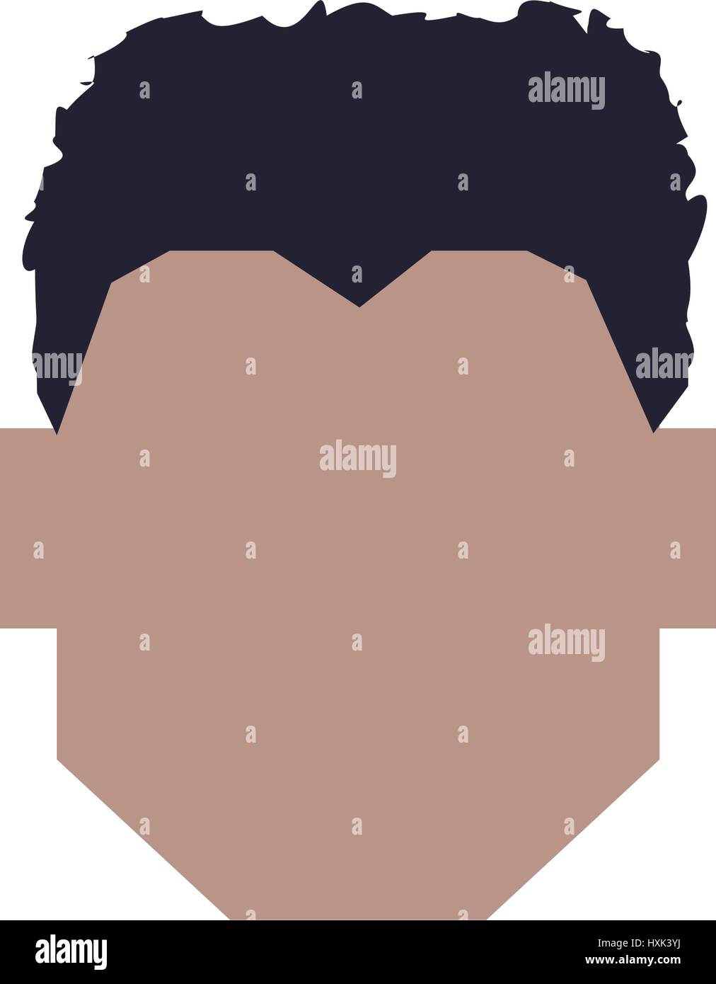 Man faceless profile Stock Vector Image & Art - Alamy