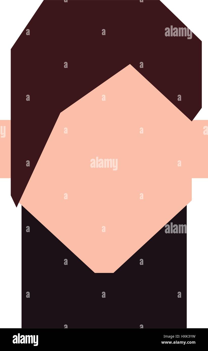 Woman faceless profile Stock Vector Image & Art - Alamy