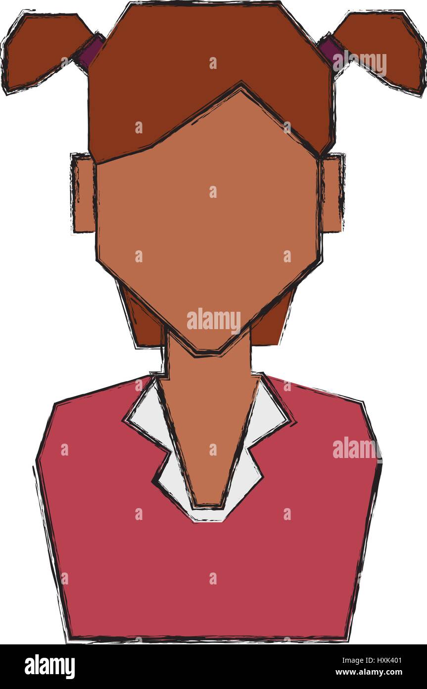 Woman faceless profile Stock Vector Image & Art - Alamy