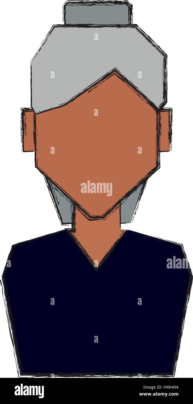 Woman faceless profile Stock Vector Image & Art - Alamy