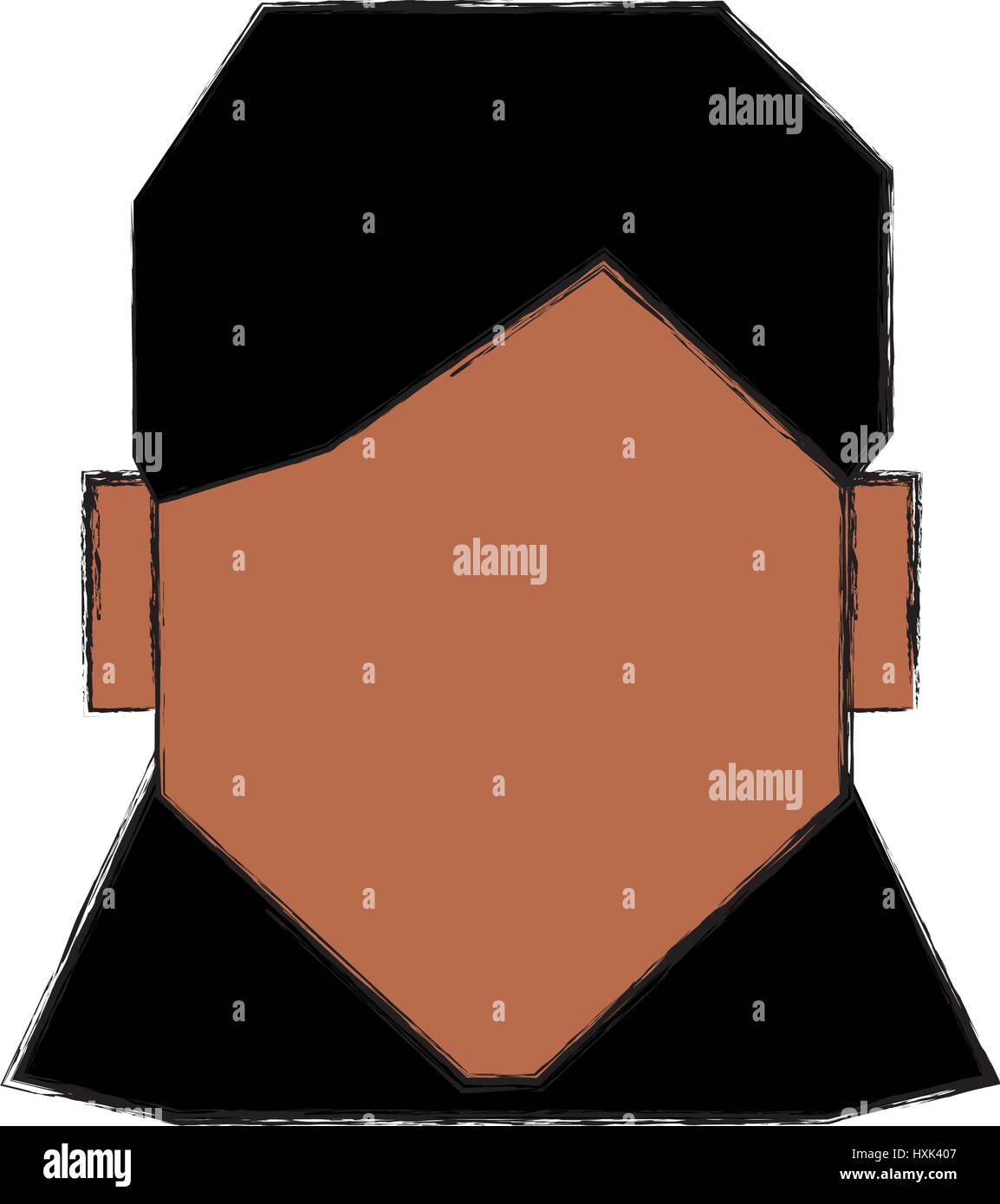 Woman faceless profile Stock Vector Image & Art - Alamy