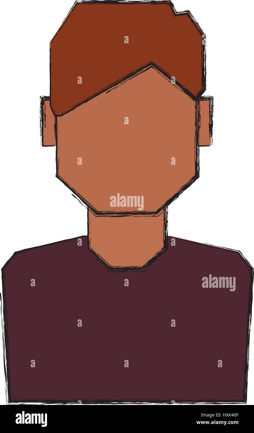 Man faceless profile Stock Vector Image & Art - Alamy