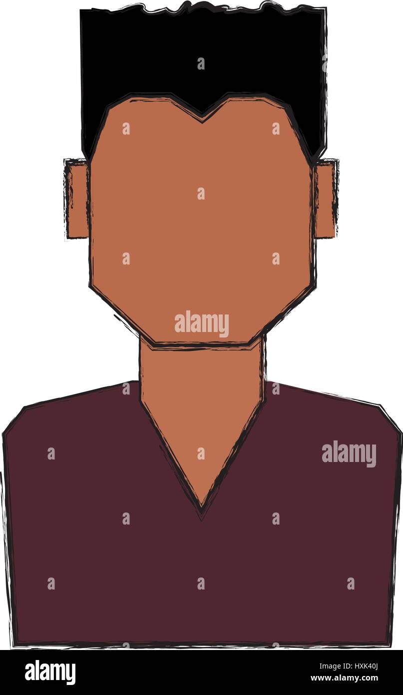 Man faceless profile Stock Vector Image & Art - Alamy
