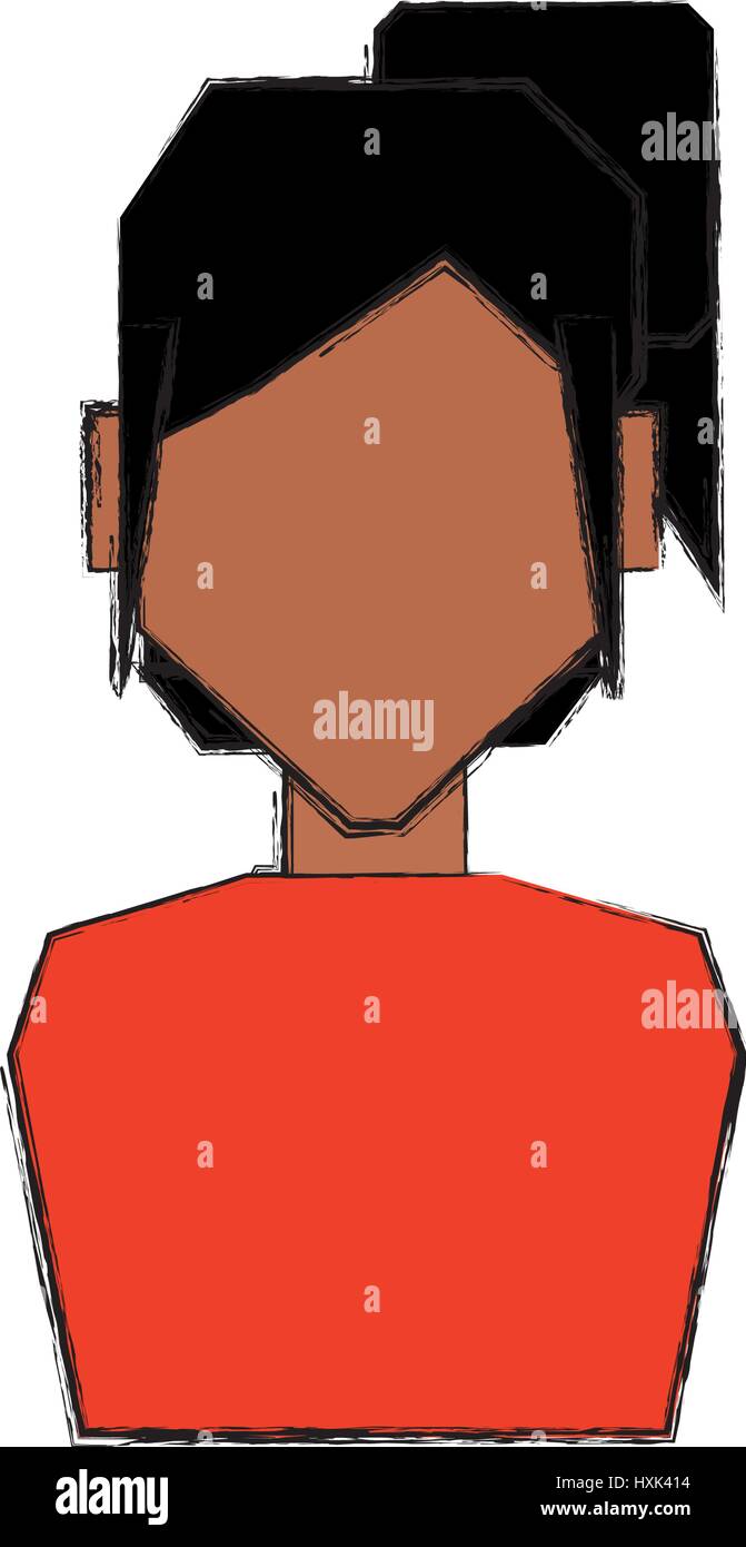 Woman faceless profile Stock Vector Image & Art - Alamy