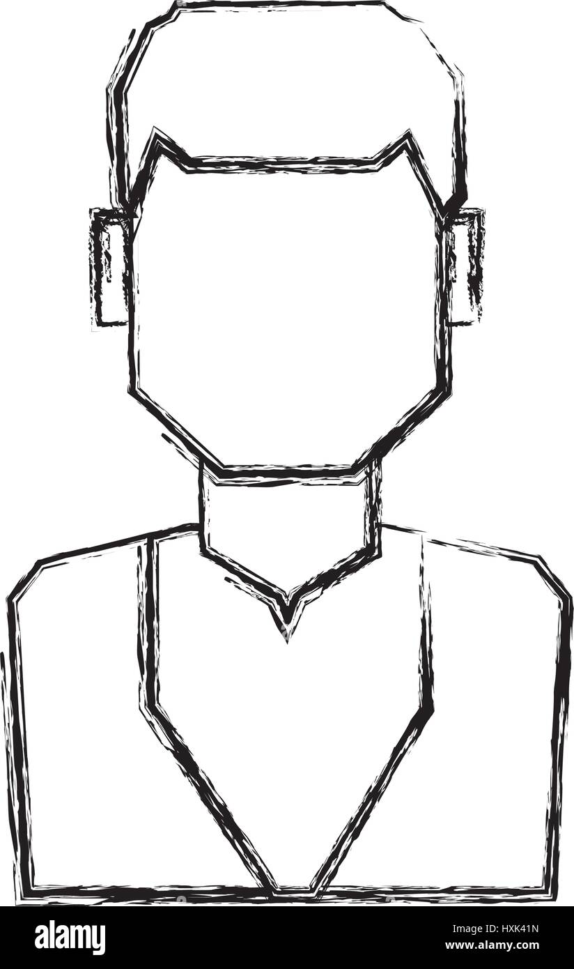 Man faceless profile Stock Vector Image & Art - Alamy