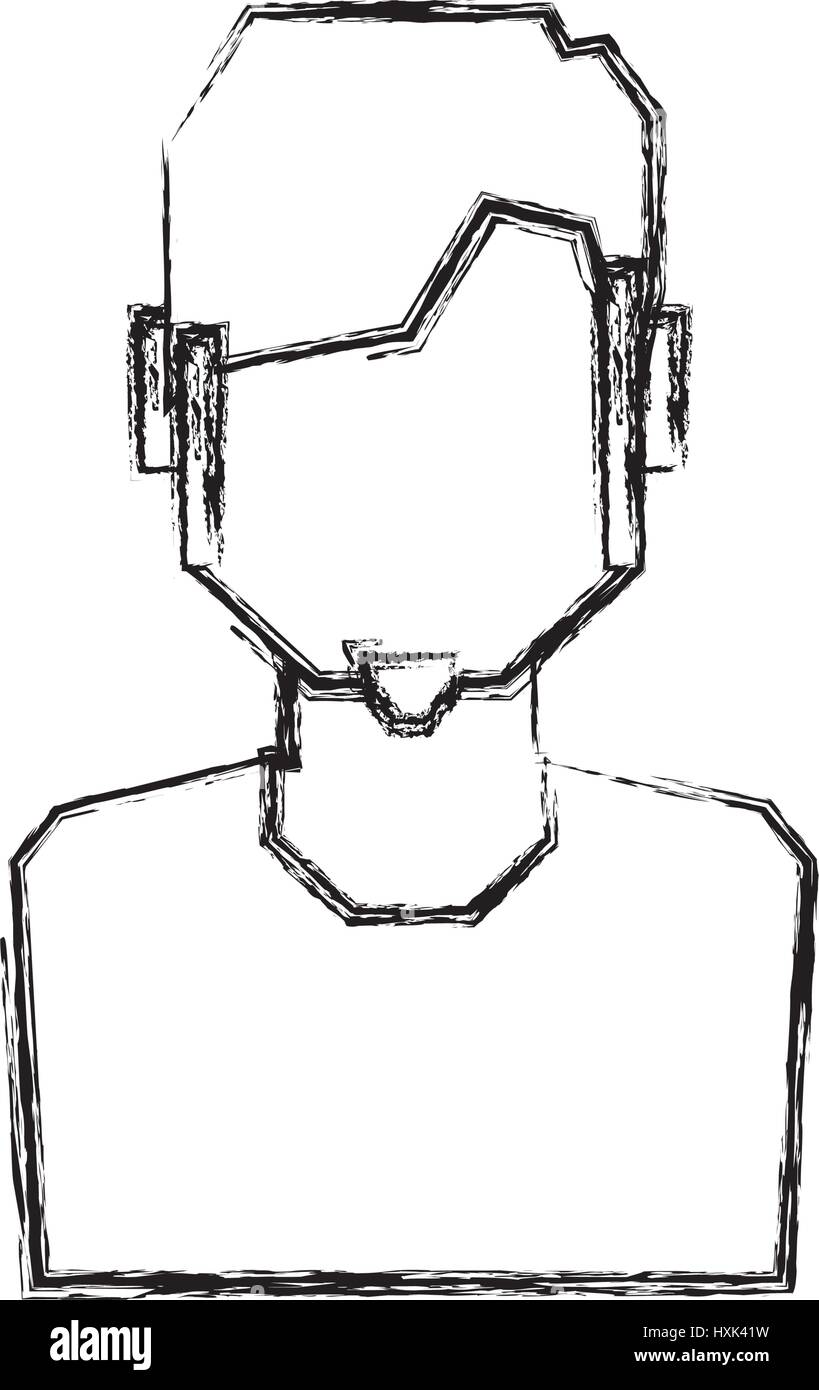 Man faceless profile Stock Vector Image & Art - Alamy