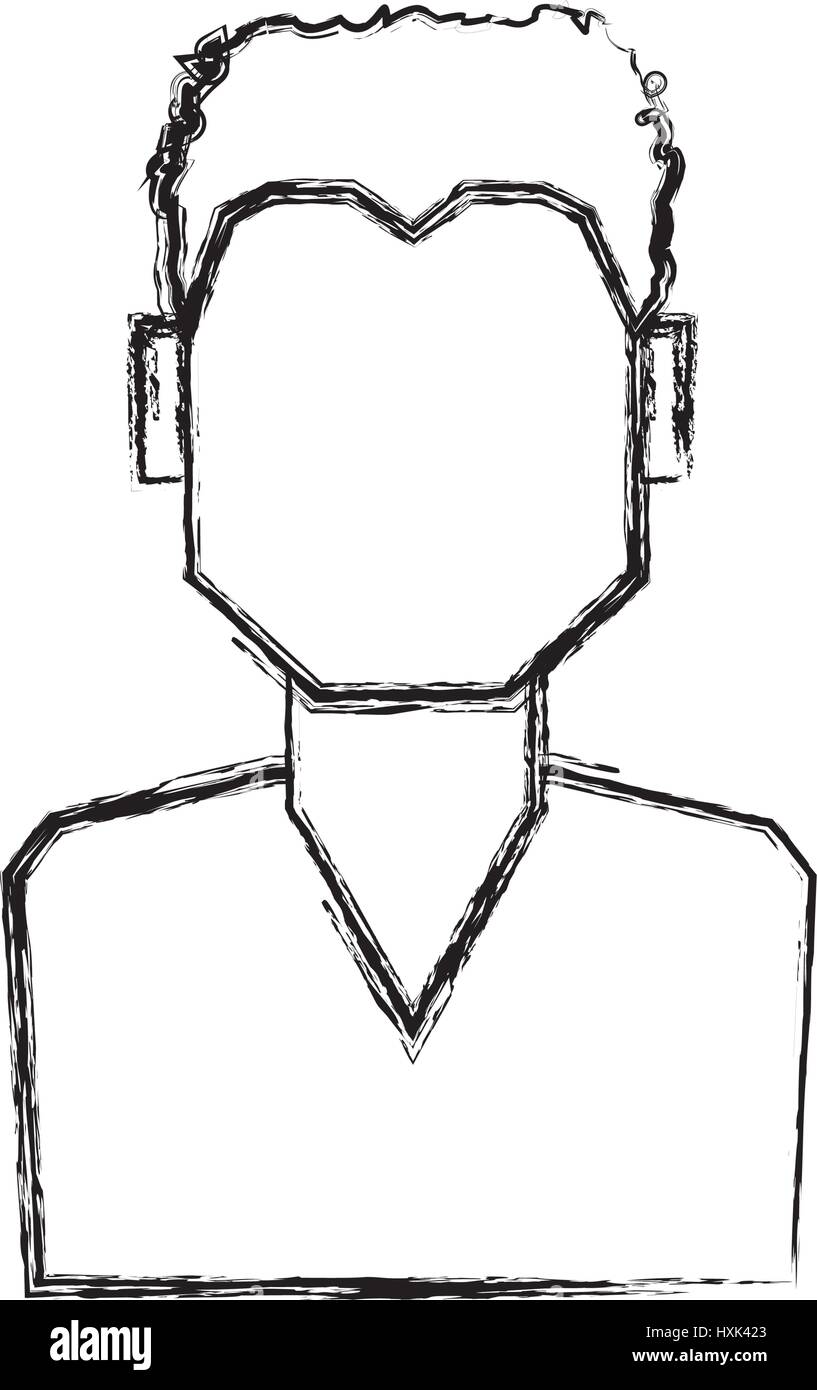 Man faceless profile Stock Vector Image & Art - Alamy