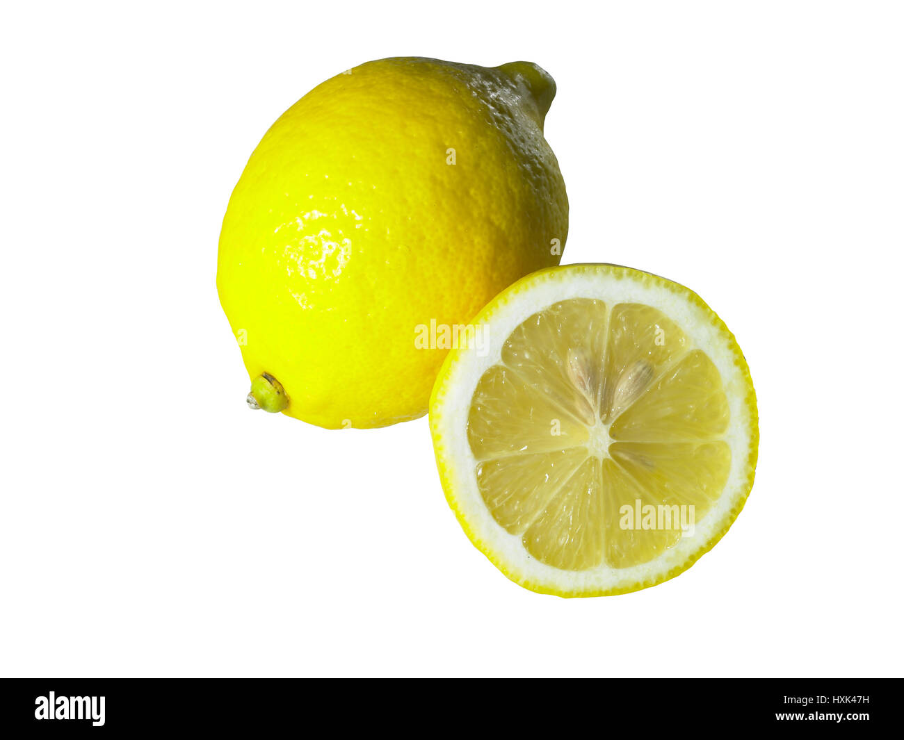 Lemon cross section seed Cut Out Stock Images & Pictures - Alamy