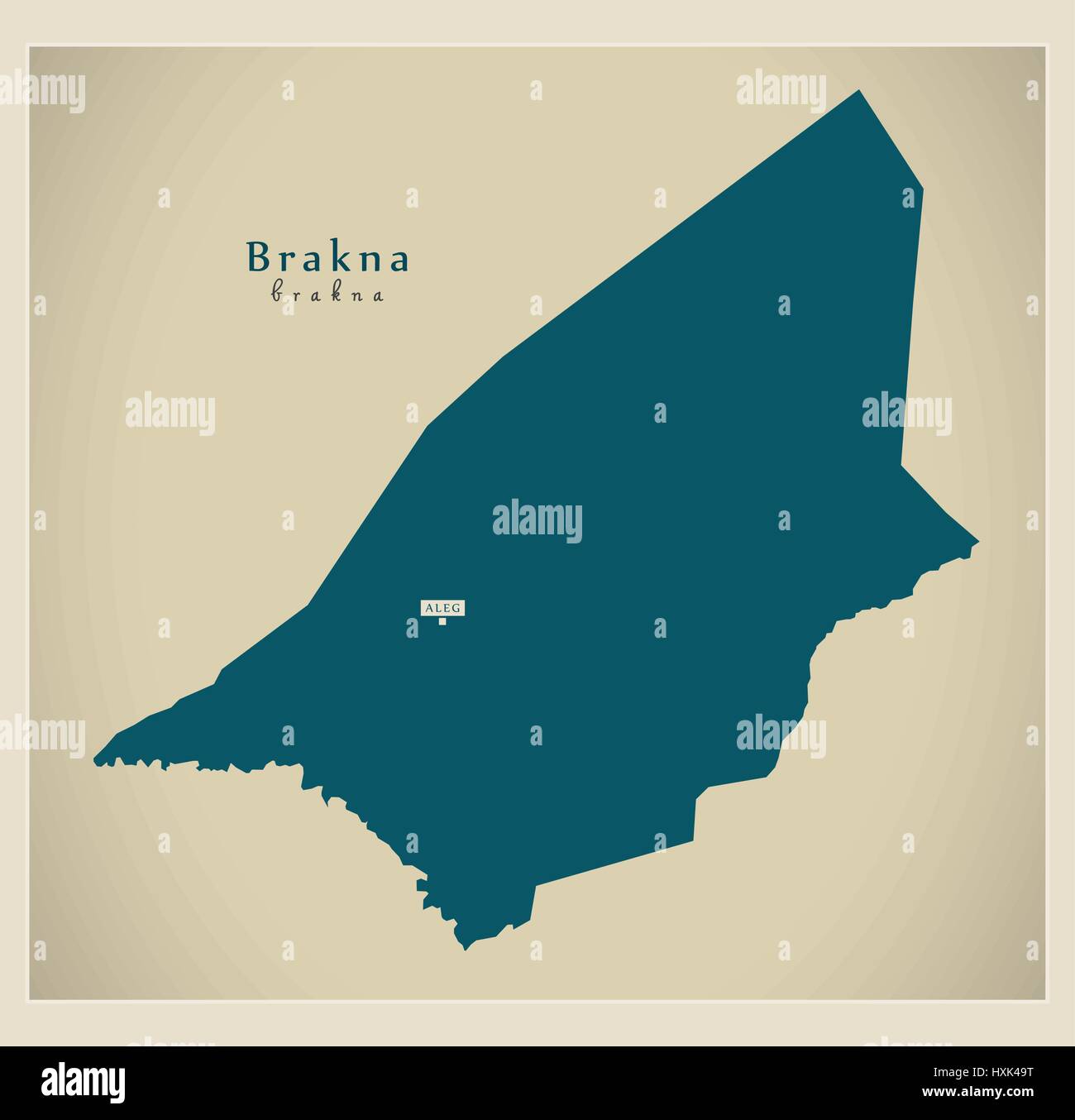 Brakna map hi-res stock photography and images - Alamy