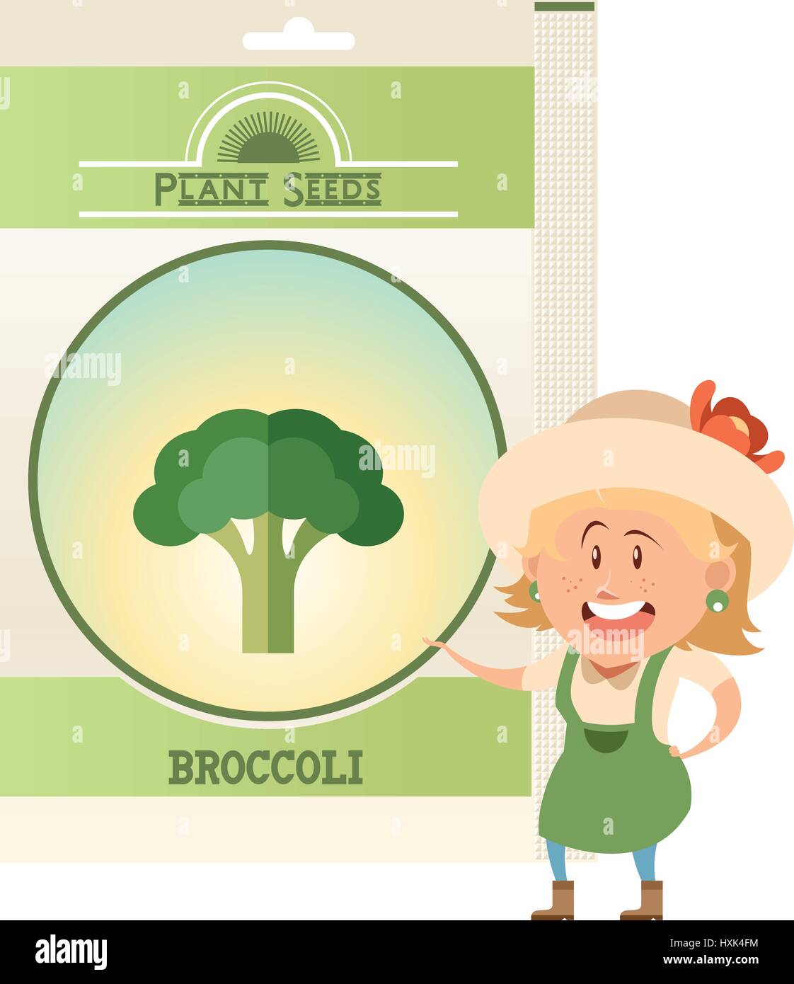 Fresh broccoli healthy vegetable Stock Vector Images - Alamy