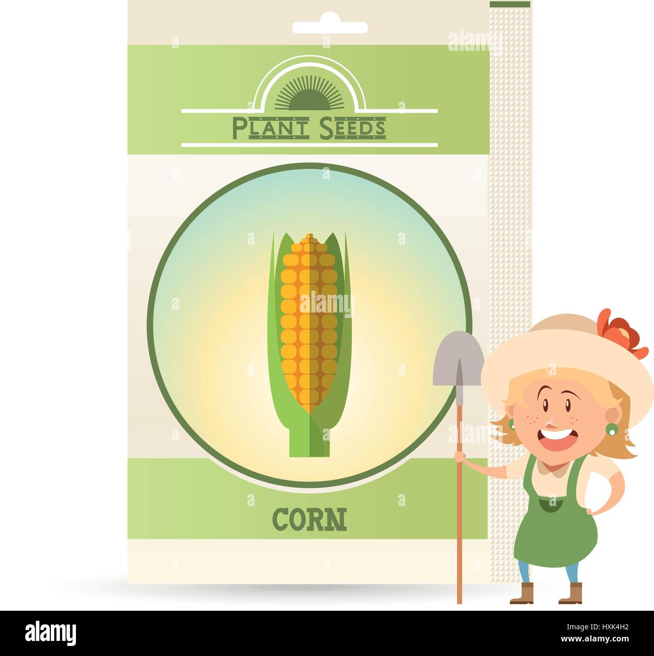 Pack of Corn seeds icon Stock Vector Image & Art - Alamy