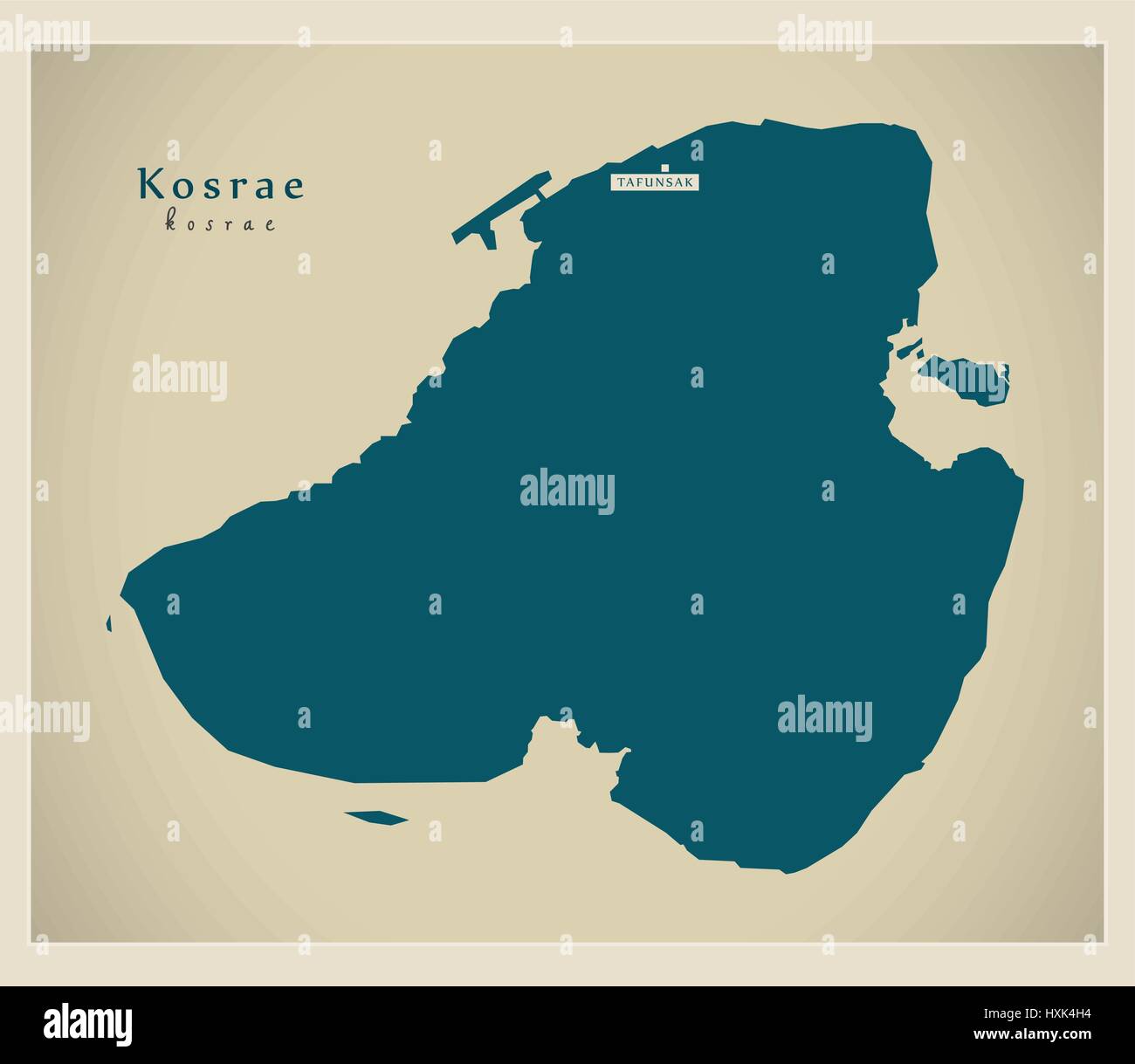 Kosrae state Stock Vector Images - Alamy
