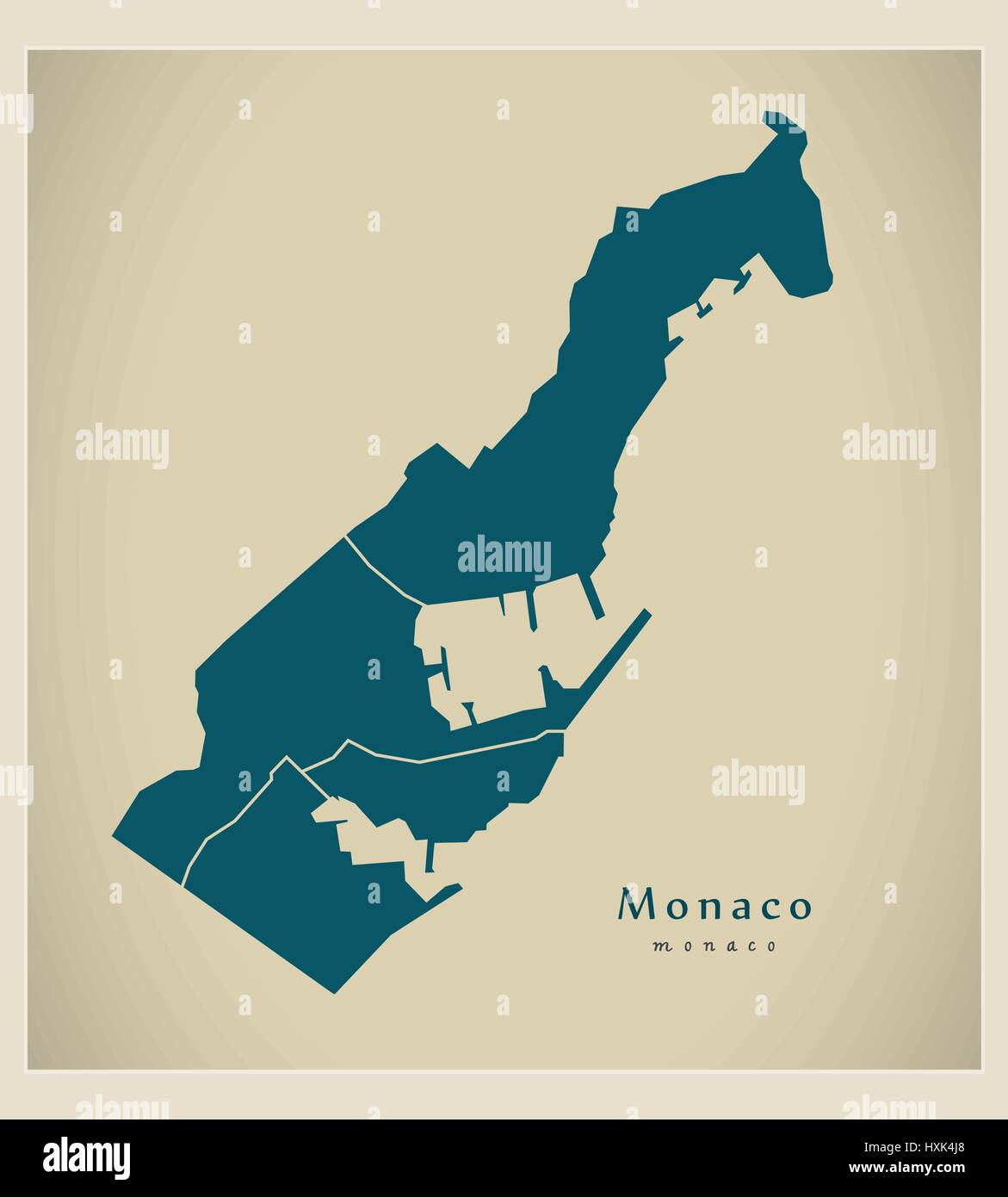 Maps of monaco Stock Vector Images - Alamy
