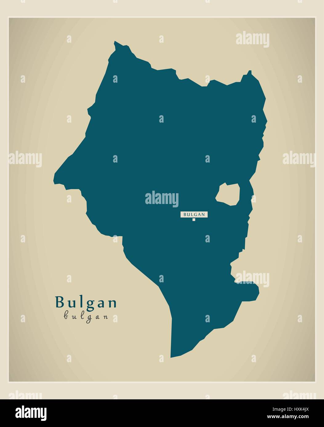 Modern Map - Bulgan MN Stock Vector Image & Art - Alamy