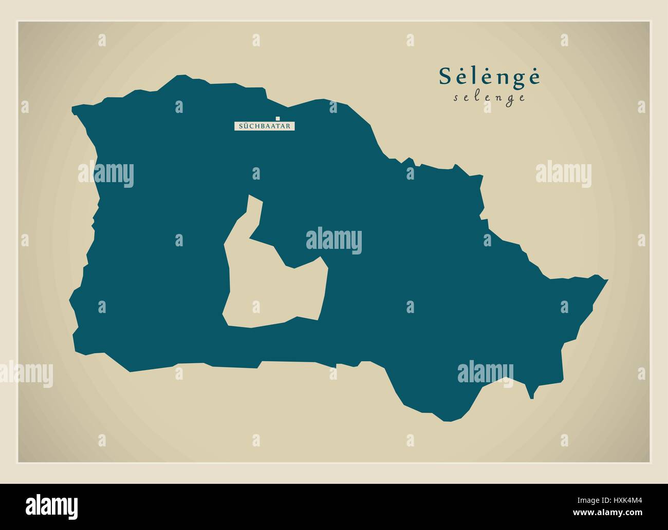 Selenge map hi-res stock photography and images - Alamy