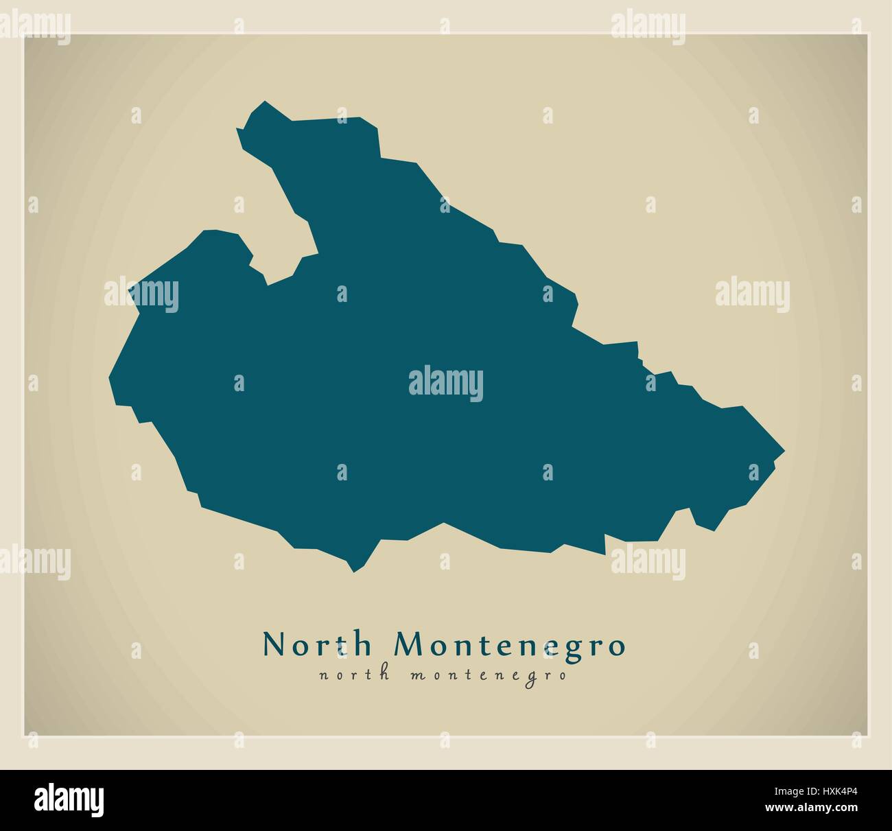 Maps of montenegro hi-res stock photography and images - Alamy
