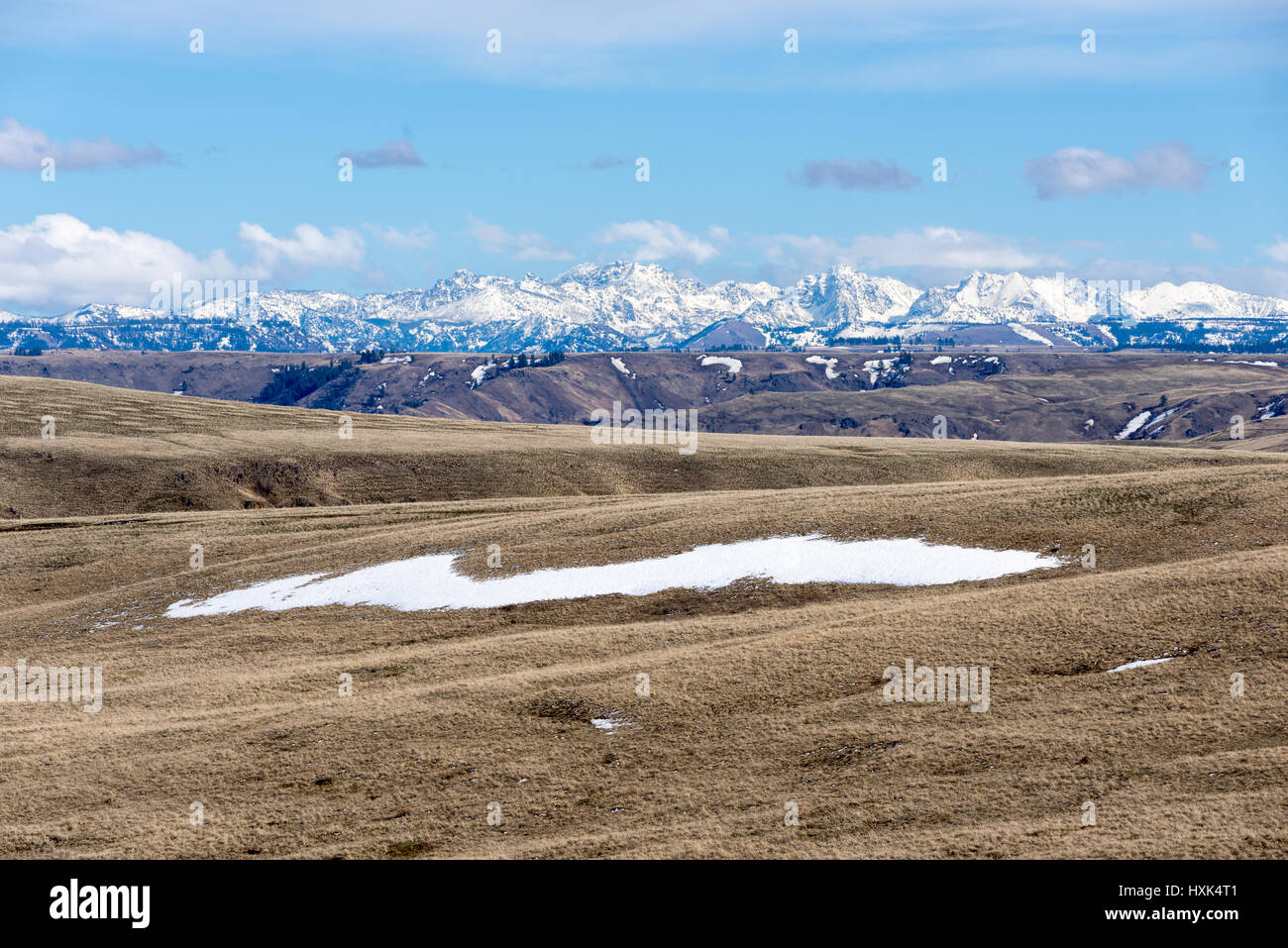 Zumwalt prairie nature conservancy wallowa county hi-res stock ...