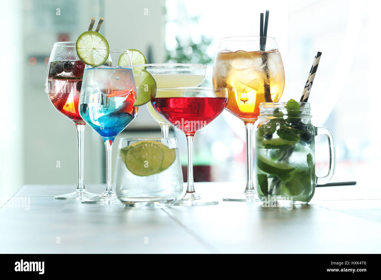 Bar. Cocktail drink on the table Stock Photo - Alamy