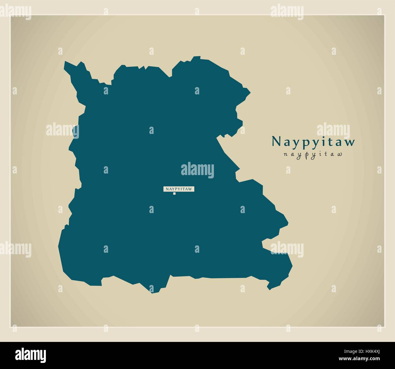 Naypyitaw map hi-res stock photography and images - Alamy