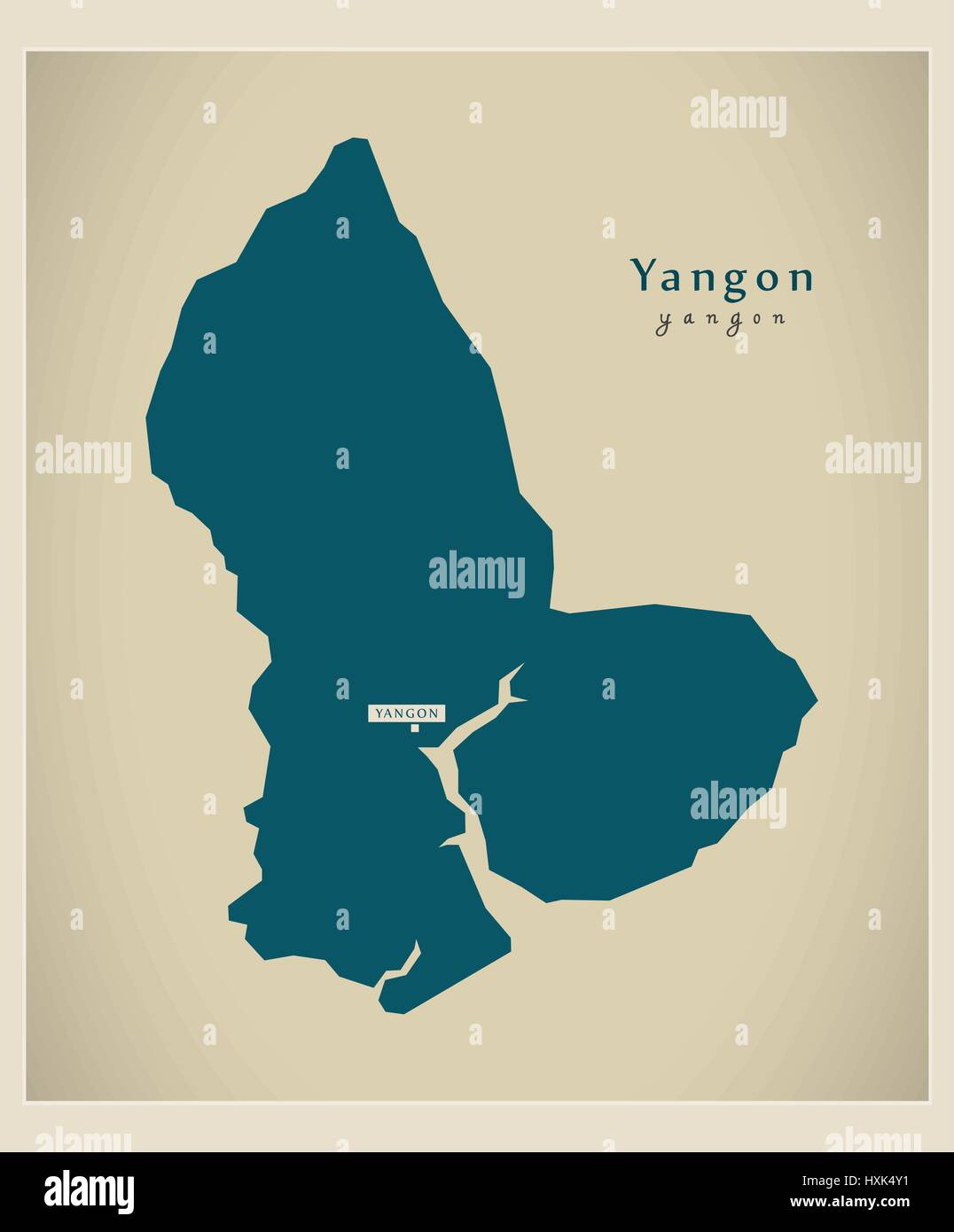 Yangon region myanmar Stock Vector Images - Alamy