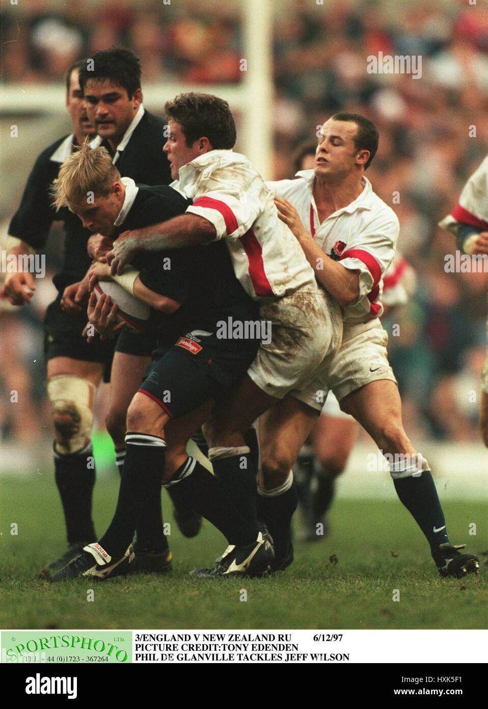 PHIL DE GLANVILLE JEFF WILSON ENGLAND V NEW ZEALAND 06 December 1997 ...