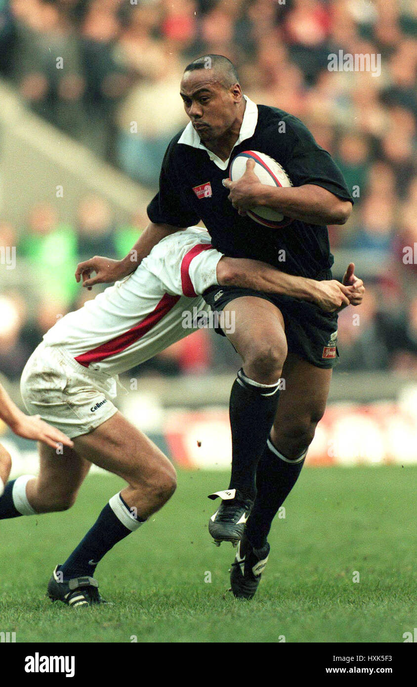 JONAH LOMU & DAVID REES ENGLAND V NEW ZEALAND 06 December 1997 Stock ...