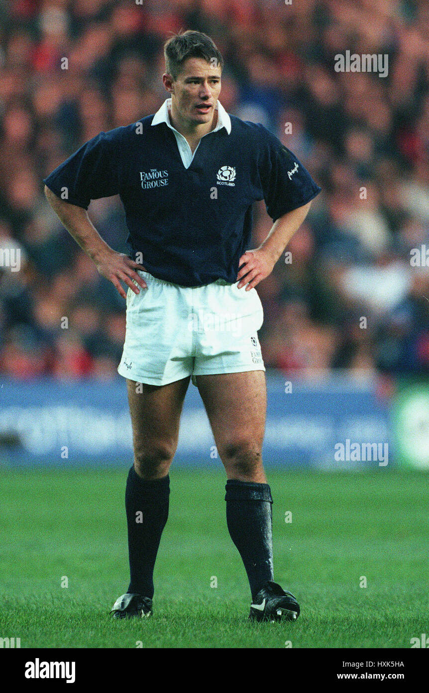 TONY STANGER SCOTLAND & HAWICK RU 25 November 1997 Stock Photo - Alamy