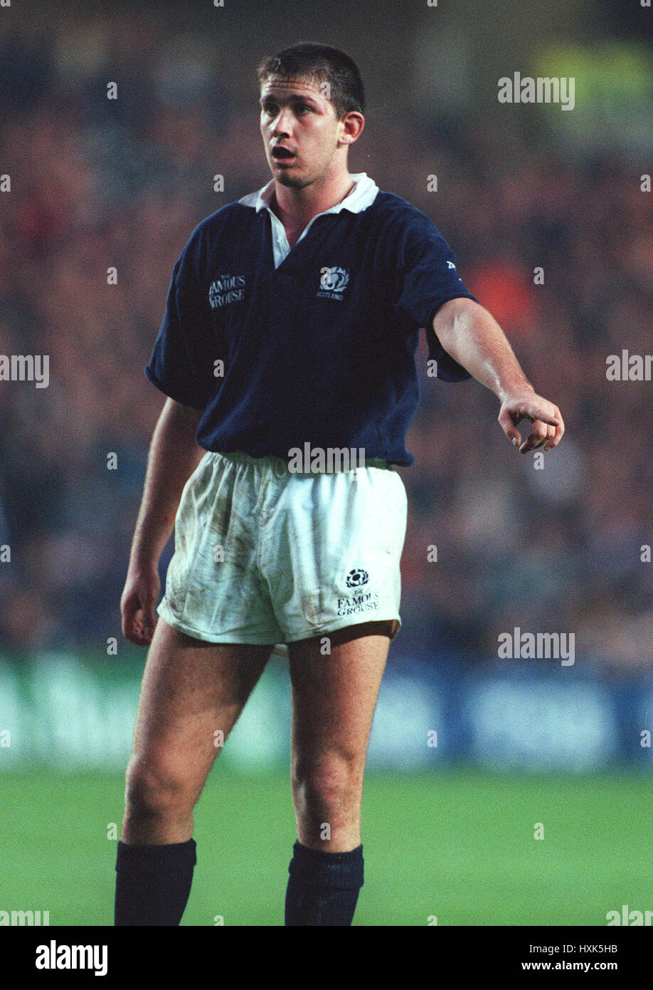 SCOTT MURRAY SCOTLAND & BEDFORD RU 25 November 1997 Stock Photo - Alamy