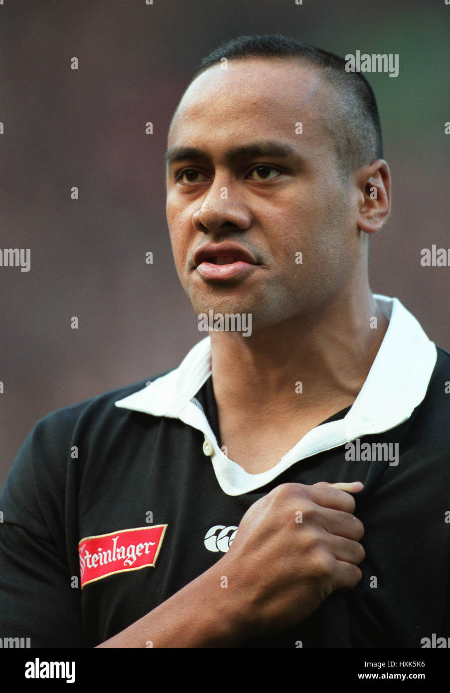 JONAH LOMU NEW ZEALAND RU 24 November 1997 Stock Photo - Alamy