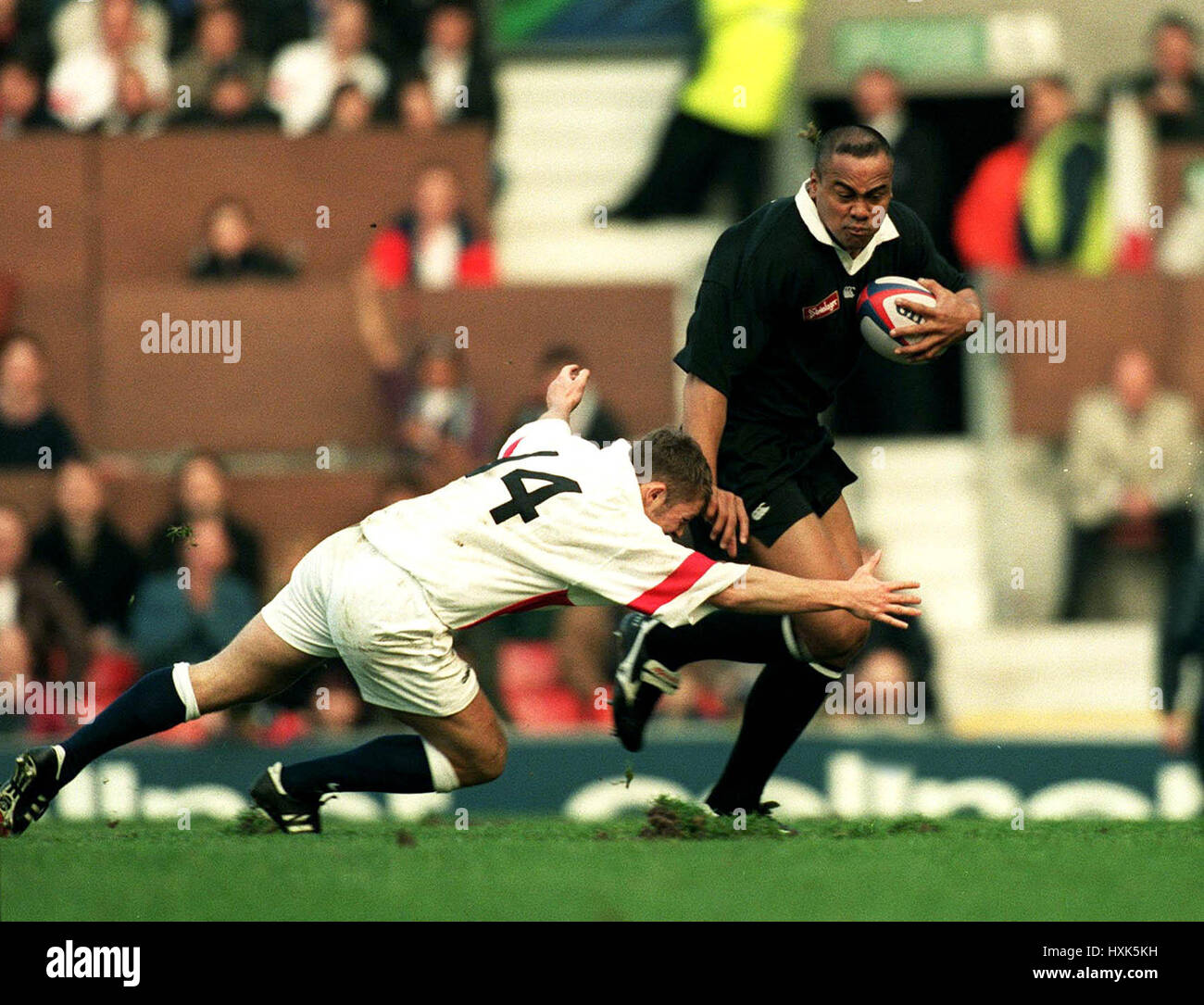 DAVID REES & JONAH LOMU ENGLAND V NEW ZEALAND ALLBLACK 22 November 1997 ...