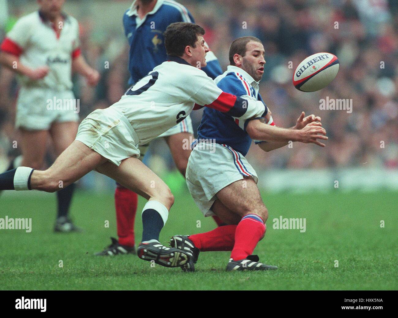 PAUL GRAYSON & CARBONNEAU ENGLAND V FRANCE FIVE NATIONS 03 March 1997 ...