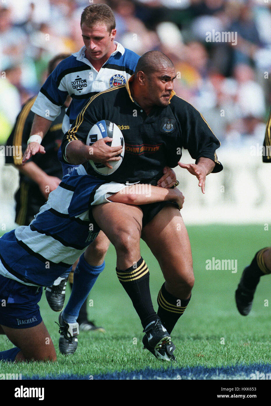 TUIGAMALA & RICKY PELLOW BATH V NEWCASTLE RU 27 August 1997 Stock Photo ...