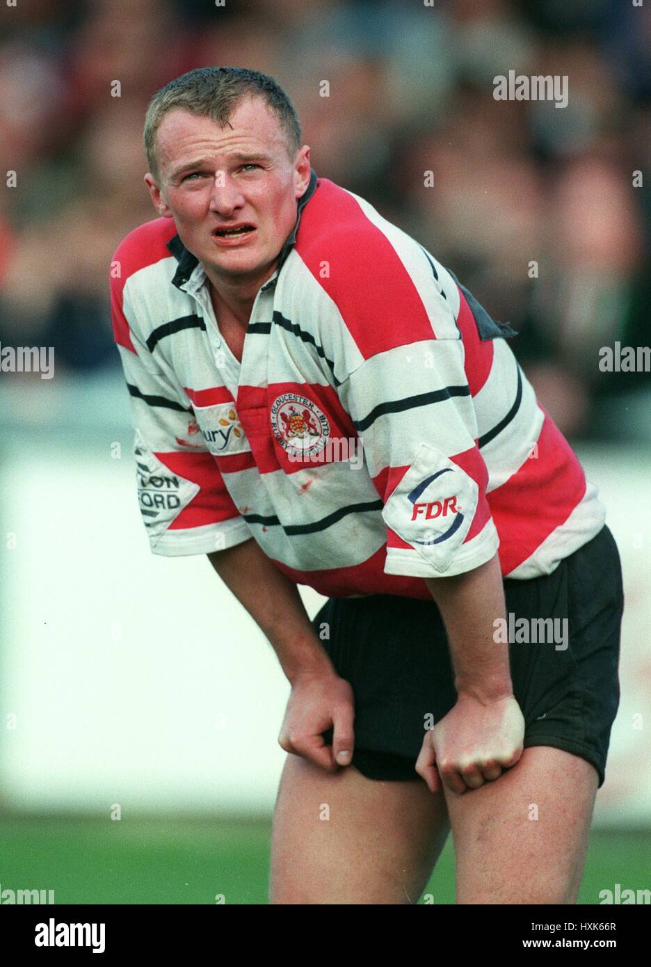 SCOTT BENTON GLOUCESTER RUFC 04 April 1997 Stock Photo - Alamy