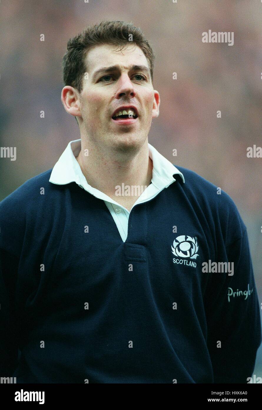 DEREK STARK SCOTLAND & HAWICK RU 03 February 1997 Stock Photo - Alamy
