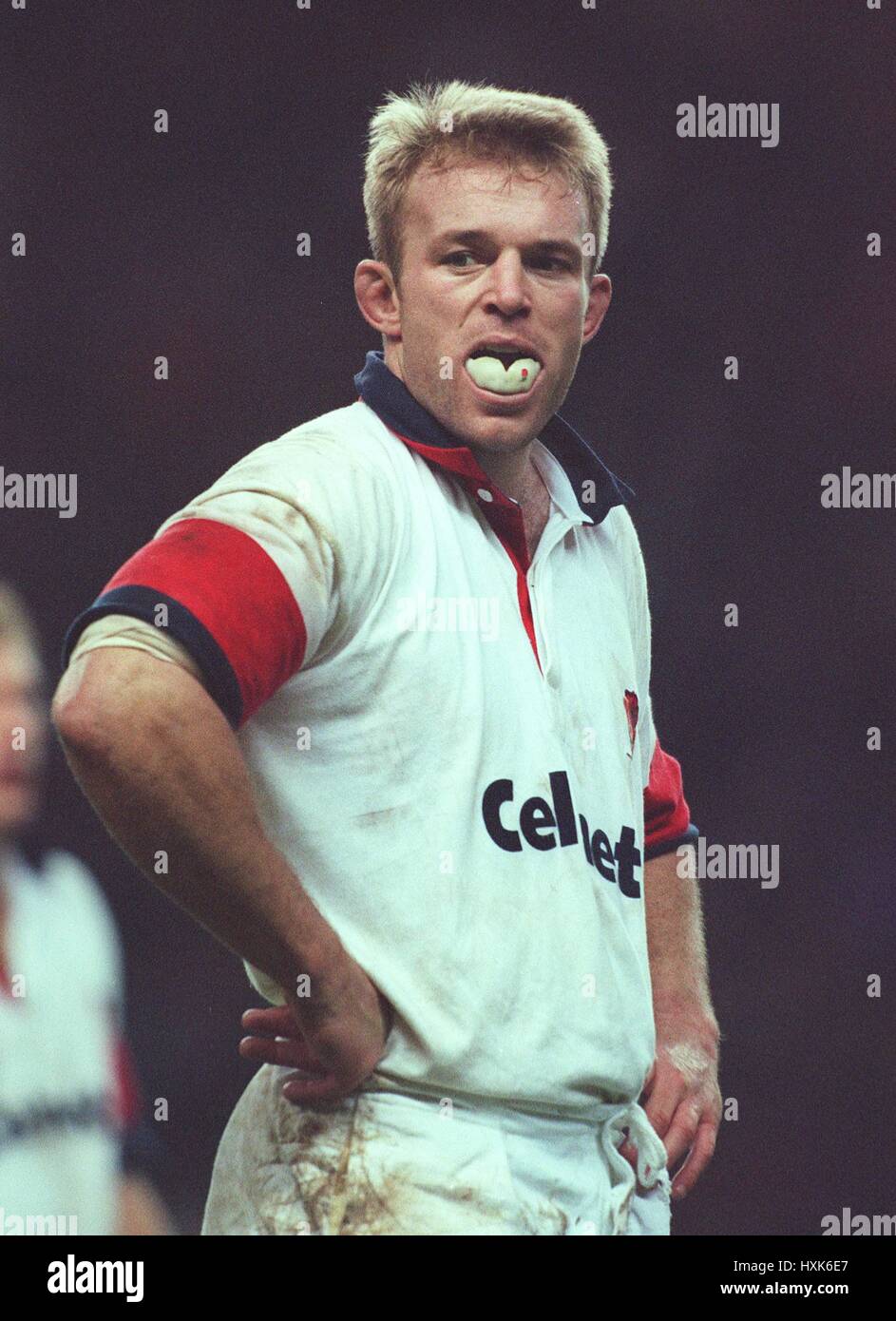 TIM RODBER ENGLAND & NORTHAMPTON RU 17 December 1996 Stock Photo - Alamy