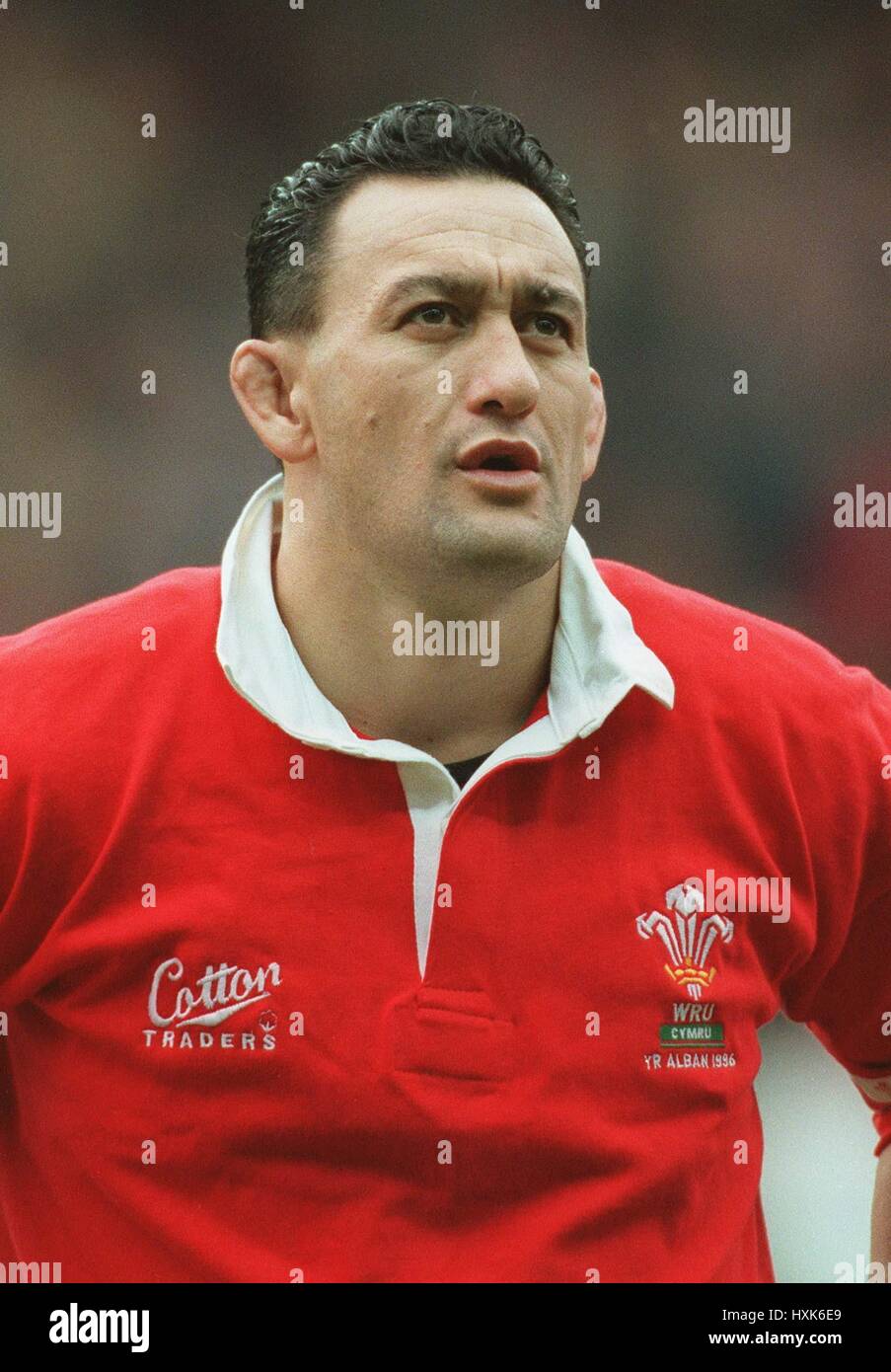HEMI TAKATOU TAYLOR WALES & CARDIFF RU 23 February 1996 Stock Photo - Alamy