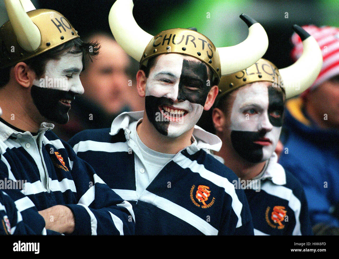RUGBY UNION FAN BARBARIANS & AUSTRALIA RU 12 December 1996 Stock Photo ...