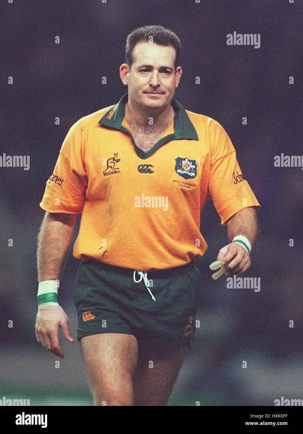 DAVID CAMPESE BARBARIANS & AUSTRALIA RU 12 December 1996 Stock Photo ...