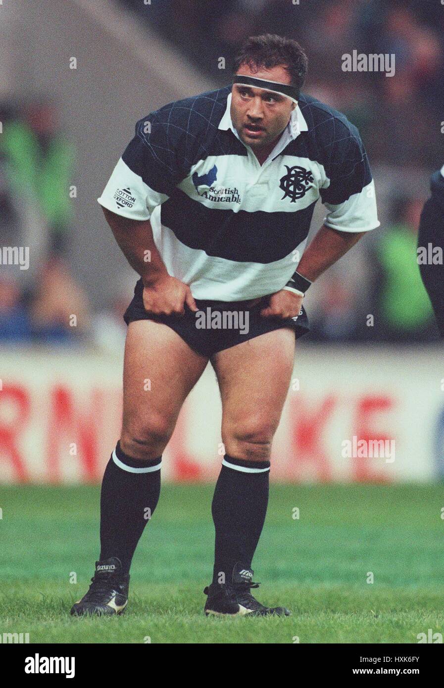 NORMAN HEWITT BARBARIANS 12 December 1996 Stock Photo - Alamy