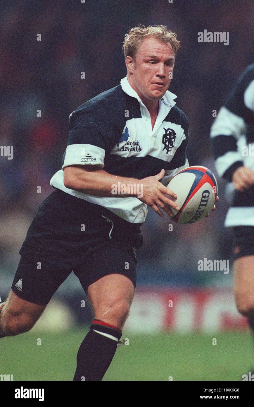 NEIL BACK BARBARIANS & ENGLAND 12 December 1996 Stock Photo - Alamy