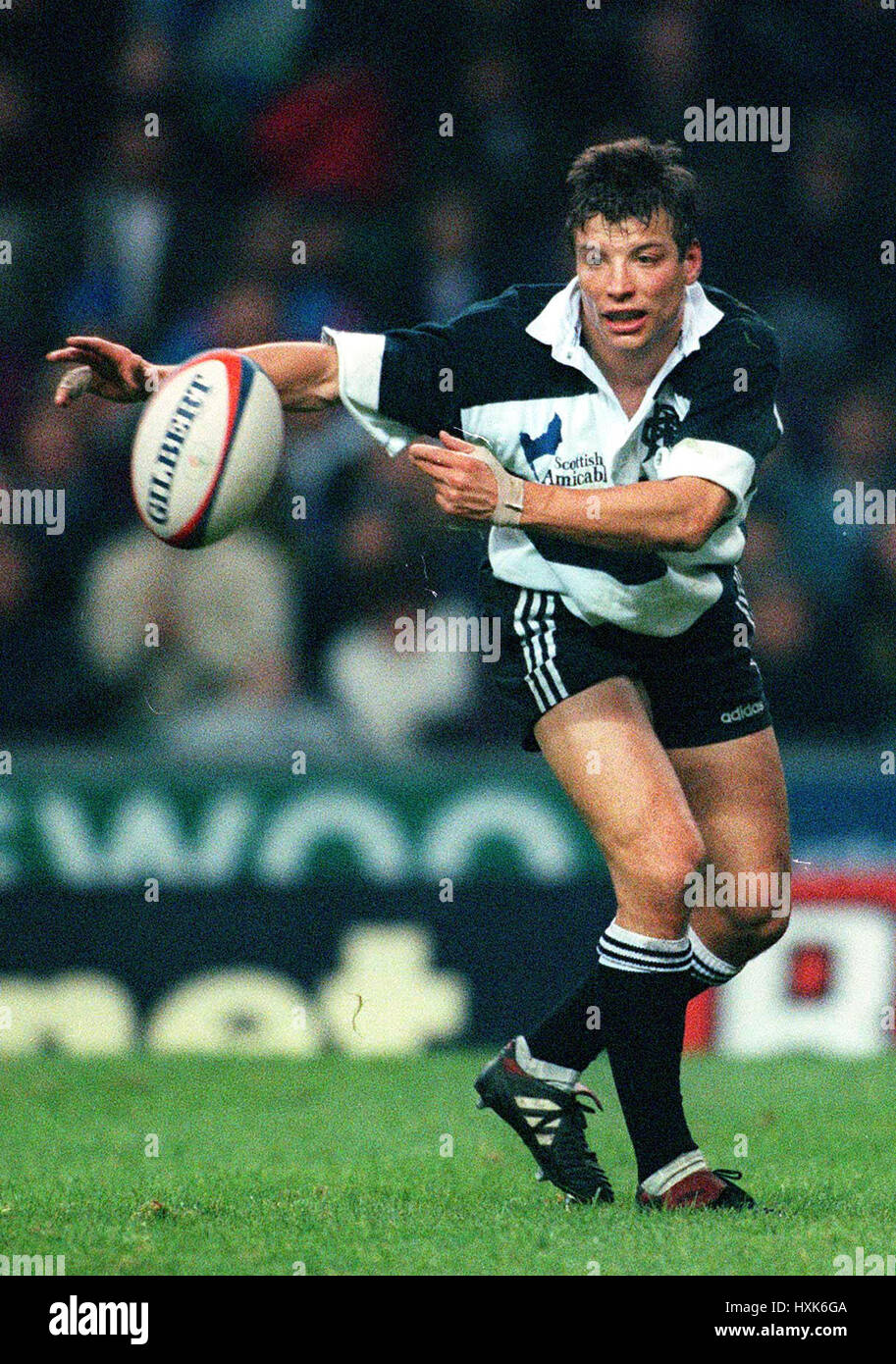 ROB ANDREW BARBARIANS & NEWCASTLE RU 12 December 1996 Stock Photo - Alamy
