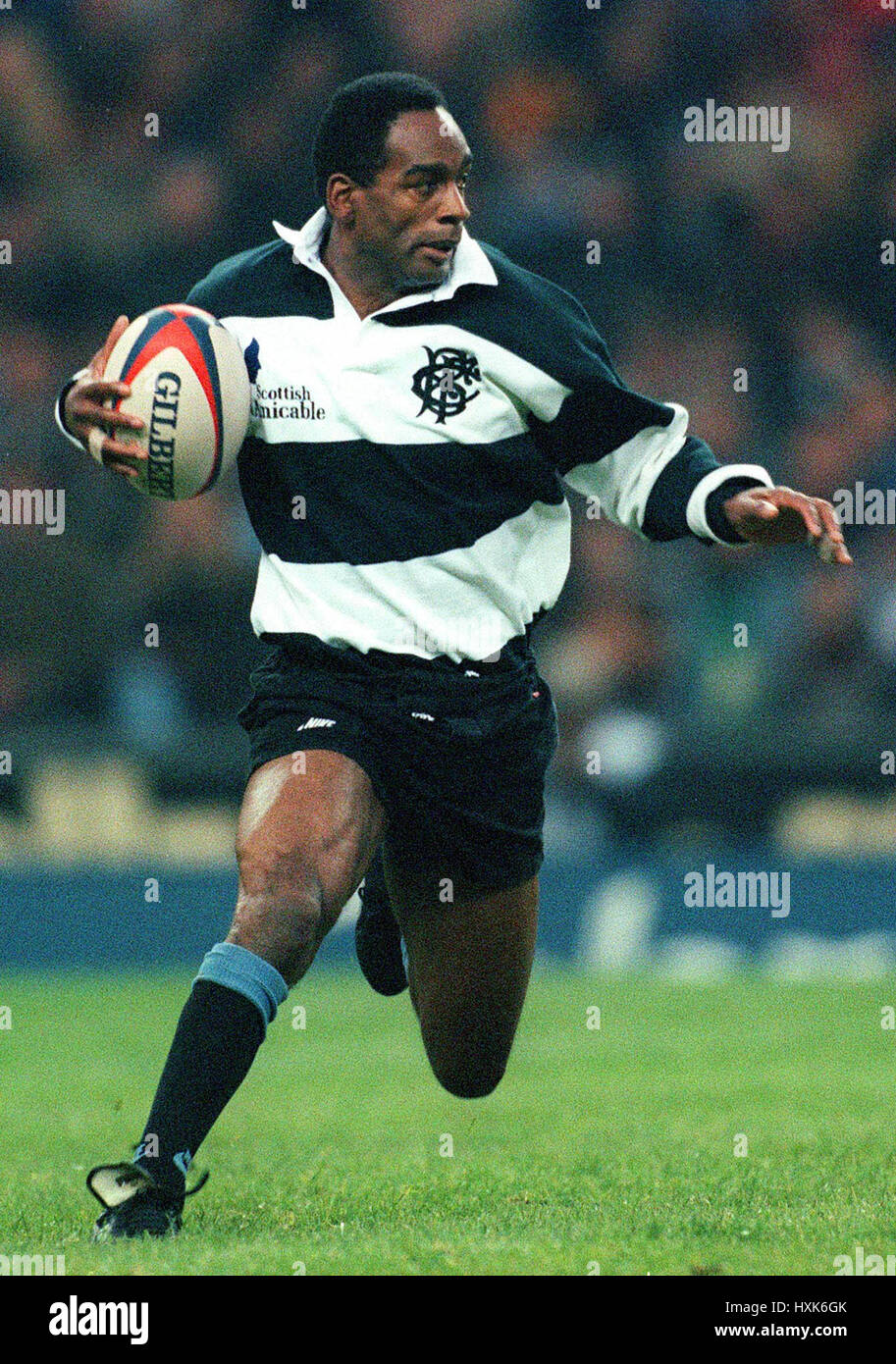NIGEL WALKER . BARBARIANS 12 December 1996 Stock Photo - Alamy