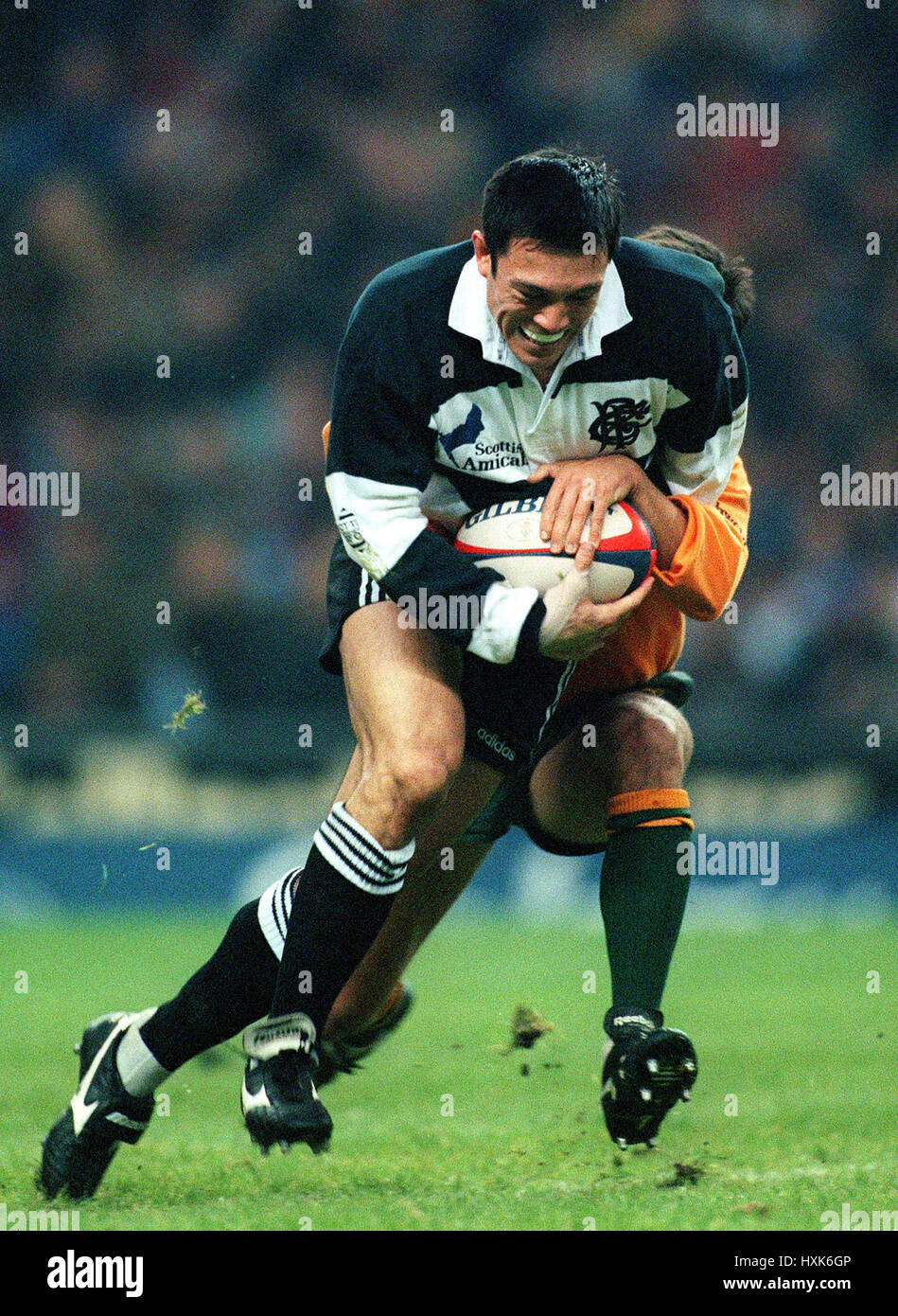 TONY UNDERWOOD & SAM PAYNE BARBARIANS V AUSTRALIA 12 December 1996 ...