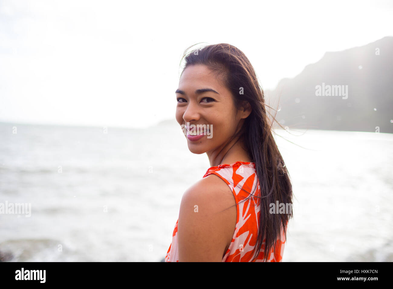 Hawaiian lady hi-res stock photography and images - Alamy