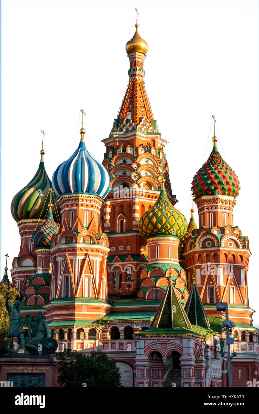 St Basil Cathedral, Moscow, isolated on white Stock Photo - Alamy