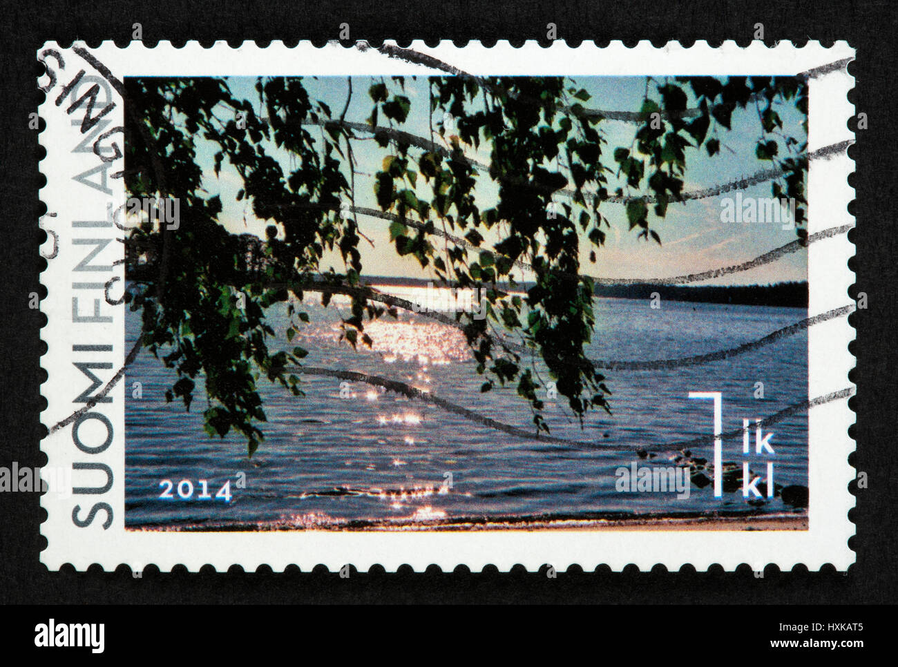 Finnish postage stamp Stock Photo - Alamy