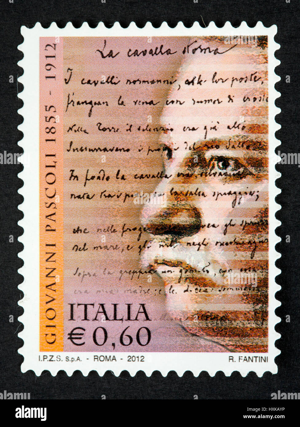 Italian postage stamp Stock Photo - Alamy