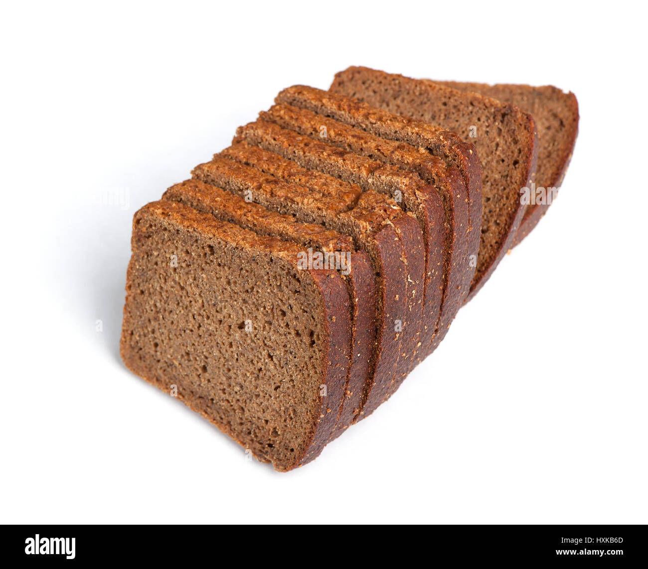 Sliced bread isolated on white background Stock Photo - Alamy