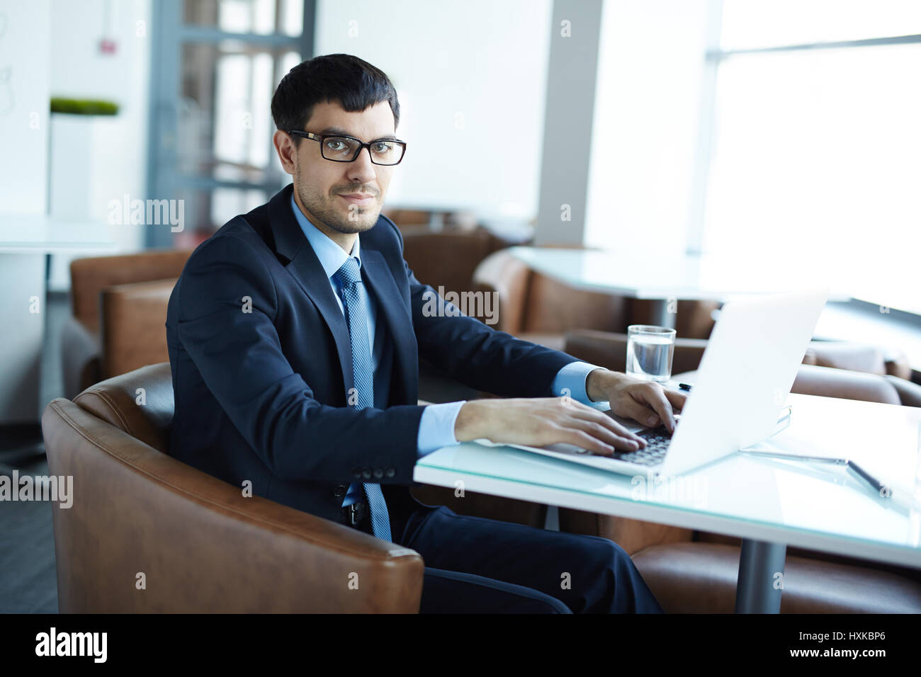 Busy Manager Posing for Photography Stock Photo - Alamy