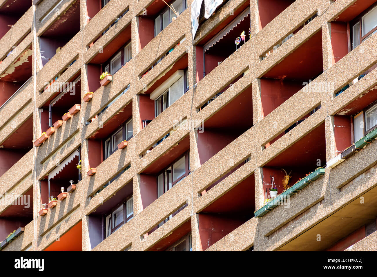 front of a tower block Stock Photo - Alamy